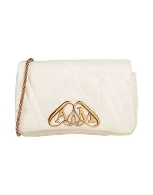 Alexander McQueen Leather Cross-body Bag - Off White