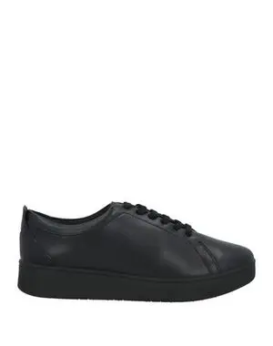 Fitflop Leather Low-top Sneakers - Black