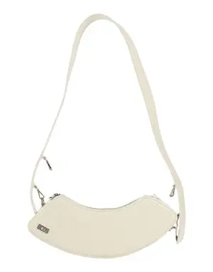Gcds Leather Shoulder Bag - Off White