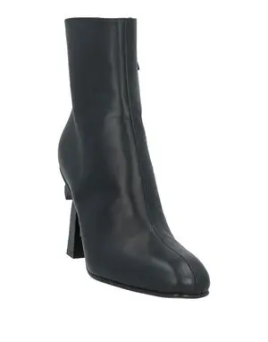 Palm Angels Leather Ankle Boots - Black