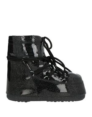 Moon Boot Glittered Ankle Boots - Black