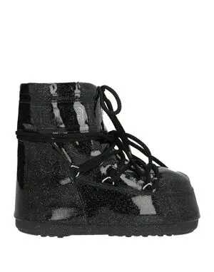 Moon Boot Glittered Ankle Boots - Black