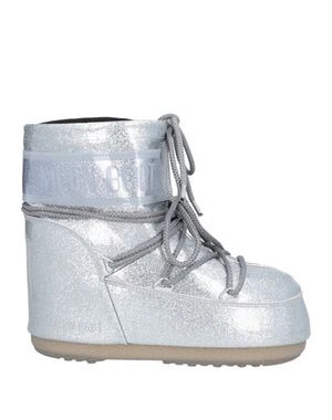 Moon Boot Ankle Boots Size Textile Fibers - Silver