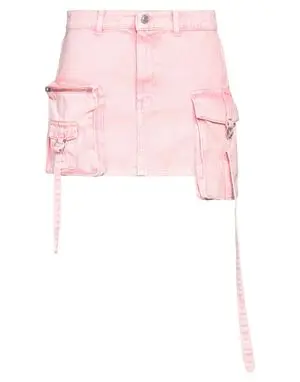 VICOLO Denim Mini Skirt - Pink
