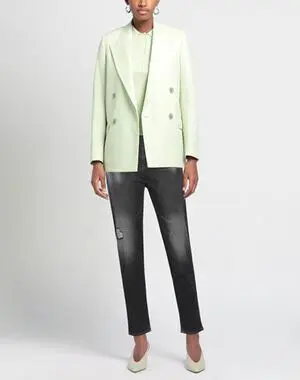 Armani Exchange Boyfriend Jeans With Leather Trims