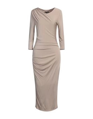 Armani Exchange Midi Bodycon Dress - Sand