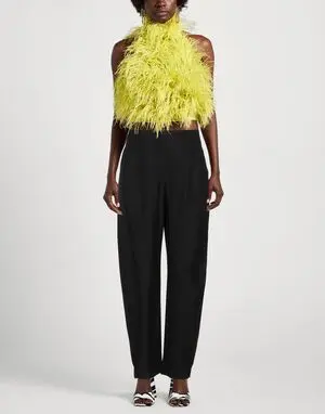 Emporio Armani Tapered Virgin Wool Blend Trousers