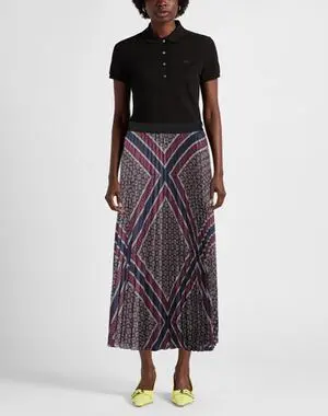 Sandro Pleated Midi Skirt - Blue