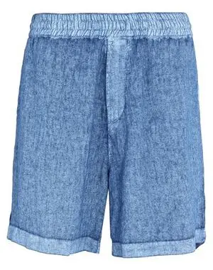 Burberry Shorts & Bermuda Shorts Linen - Blue