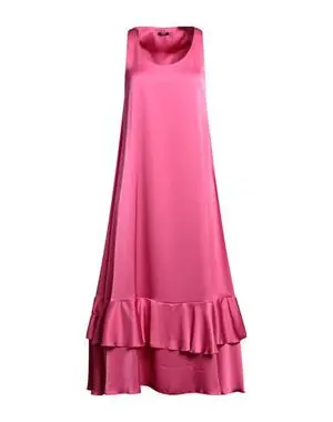 Liu Jo Midi Flared Satin Dress