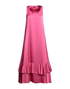 Liu Jo Midi Flared Satin Dress