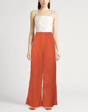 Max Mara Cotton Wide-leg Pants - Red