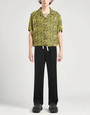 Palm Angels Wide-leg Casual Pants - Black