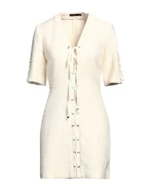 Maje Mini Flared Tweed Dress