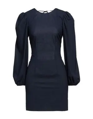 GANNI Mini Dress Ecovero Viscose Blend
