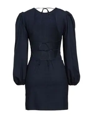 GANNI Mini Dress Ecovero Viscose Blend