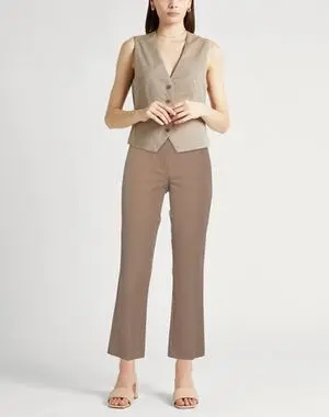 Max Mara Bootcut Viscose And Cotton Blend Trousers