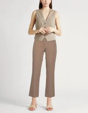 Max Mara Bootcut Viscose And Cotton Blend Trousers