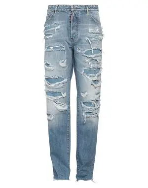 Dsquared2 Jeans Size Cotton, Cow Leather