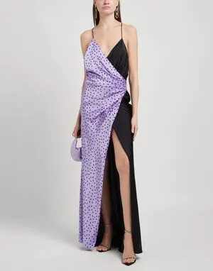 Pinko Maxi Dress In Polyester And Elastane