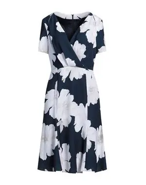MARCIANO Floral-print Midi Dress - Navy