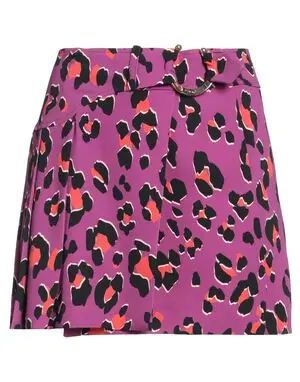 Pinko Mini Leopard-print Wrap Skirt - Purple