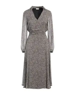 Liu Jo Leopard-print Midi Dress - Brown