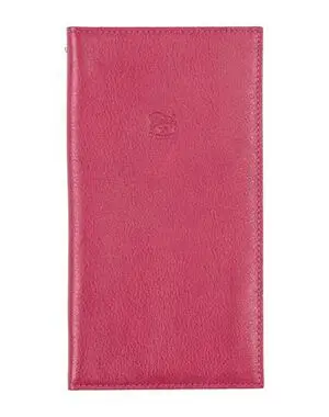 Il Bisonte Document Holder Tan Cowhide - Red