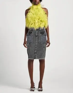 Liu Jo Denim Tweed Pencil Skirt