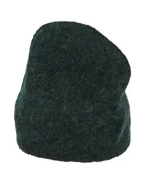 Alpha Studio Alpha Studio Mohair Wool Polyamide Beanie Green