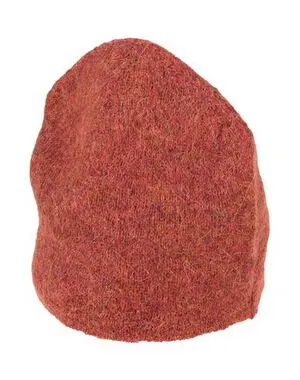 Alpha Studio Alpha Studio Mohair Wool Polyamide Beanie Rust