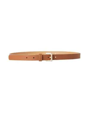 CARACTÈRE Leather Belt With Buckle - Brown