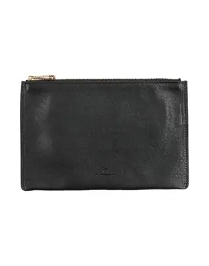 Il Bisonte Leather Pouch - Black
