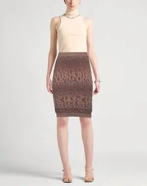 VIVIENNE WESTWOOD Knitted Midi Skirt - Brown