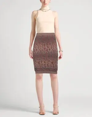 VIVIENNE WESTWOOD Knitted Midi Skirt - Brown