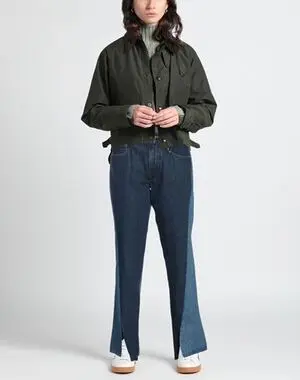 FRAME Straight-leg Jeans With Leather Trims