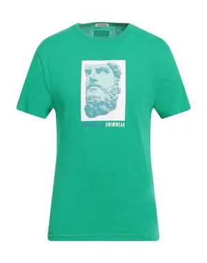 BIKKEMBERGS T-shirt Size Cotton - Green