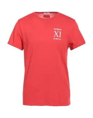 BIKKEMBERGS T-shirt Size Cotton - Red