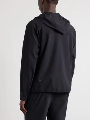 Lululemon Pace Breaker Recycled-nylon And Lycra®-blend Hooded Jacket - Black