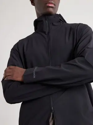 Lululemon Pace Breaker Recycled-nylon And Lycra®-blend Hooded Jacket - Black