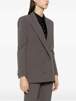 DRHOPE Double-breasted Blazer - Grey