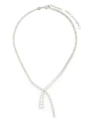 SWAROVSKI Matrix Y Necklace - Silver