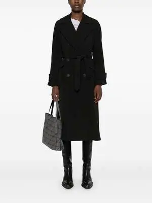 DRHOPE Belted Trench Coat