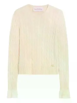 Valentino Garavani Cashmere Cable Knit Sweater