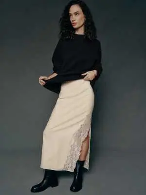 REFORMATION Gwen Oversized Regenerative Wool Sweater