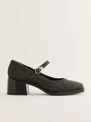 REFORMATION Nora Pump With Adjustable Strap And Block Heel