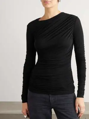 AGOLDE Tania Draped Top