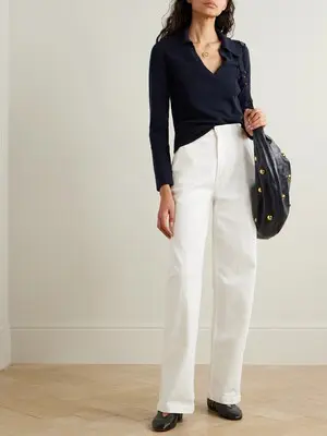 FORTELA Lou Cashmere Polo Sweater