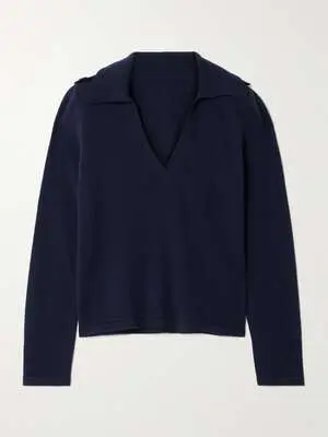 FORTELA Lou Cashmere Polo Sweater