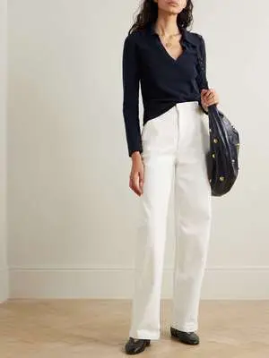 FORTELA Lou Cashmere Polo Sweater